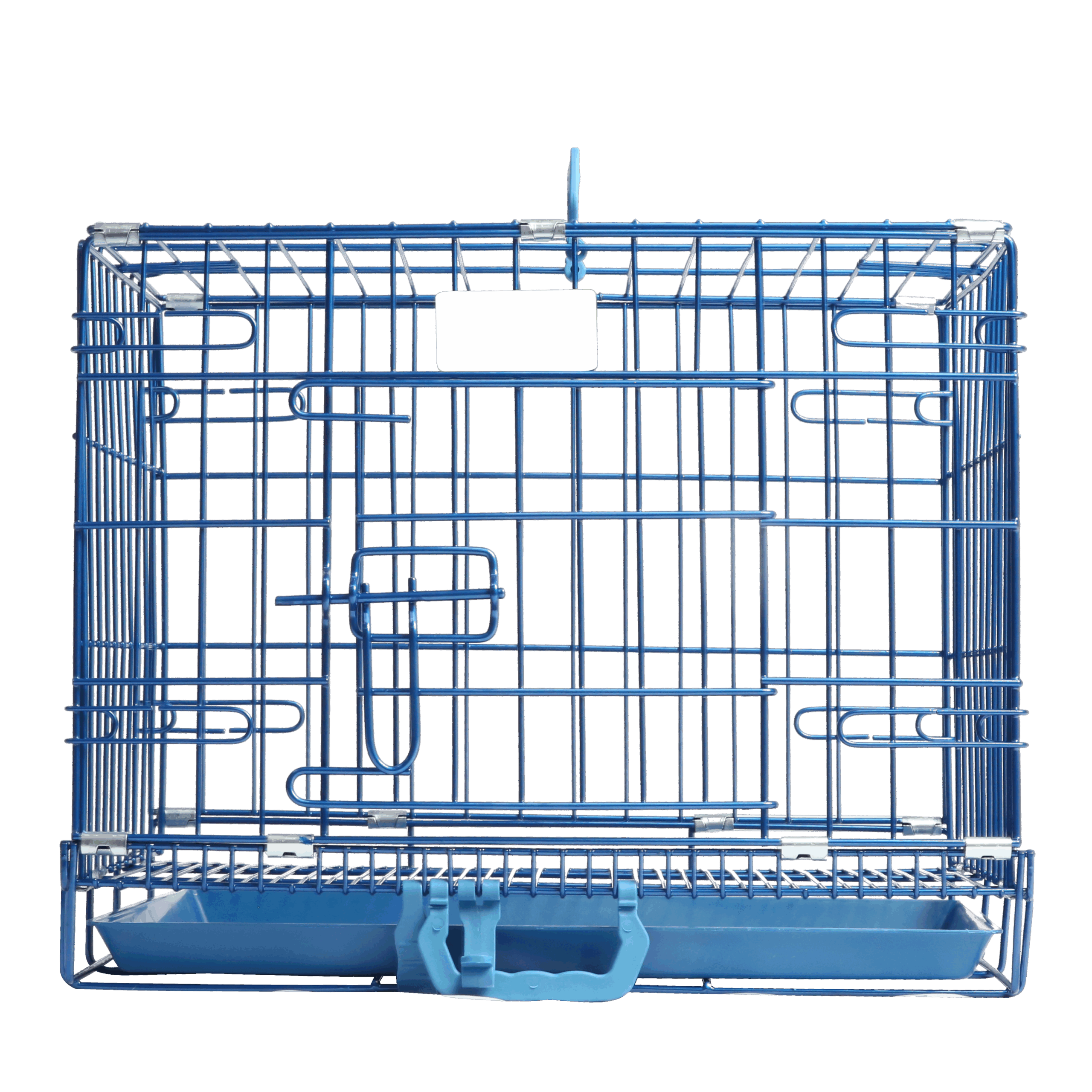 Royal Blue Dog Crate – Vibrant and Secure – Filegenmetal Pet Crate ...