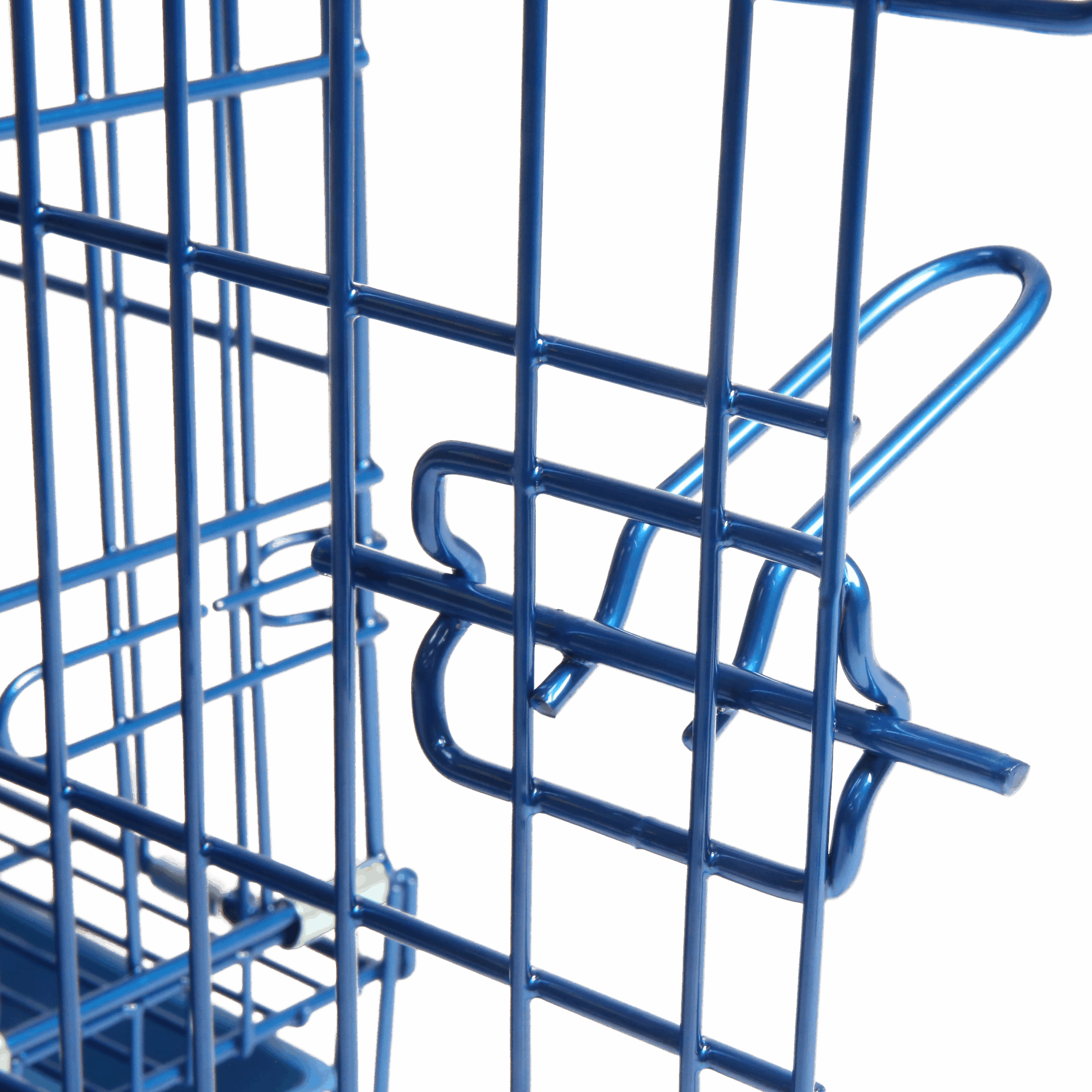 Royal Blue Dog Crate – Vibrant and Secure – Filegenmetal Pet Crate ...